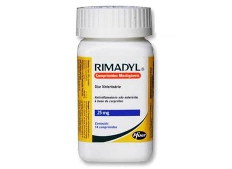 Rimadyl 25 mg - 14 comprimidos com o Melhor Preço é no Zoom