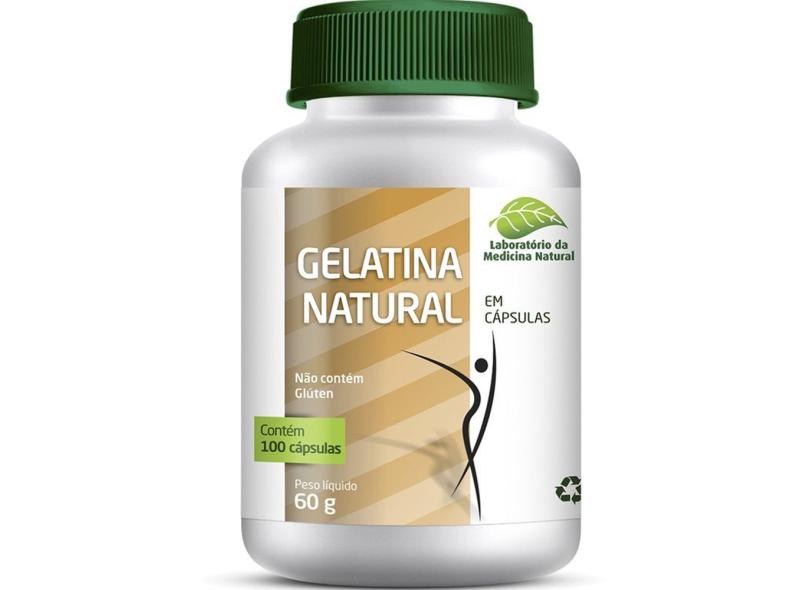 Gelatina Natural 100 Cápsulas 500mg Medinal com o Melhor Preço é no Zoom