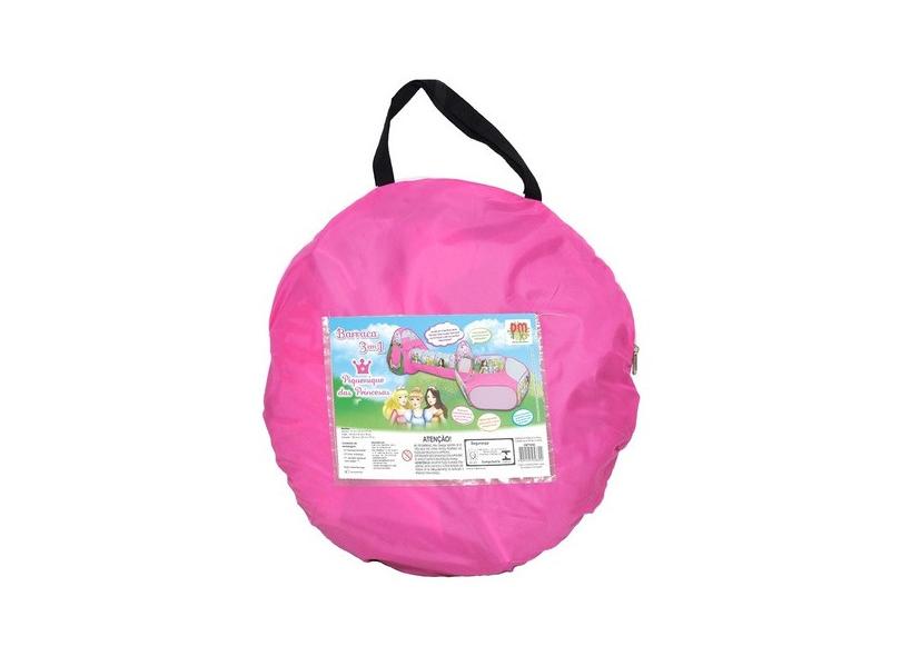 Barraca Tenda Piquenique Das Princesas Túnel 3 Em 1 Infantil com o ...