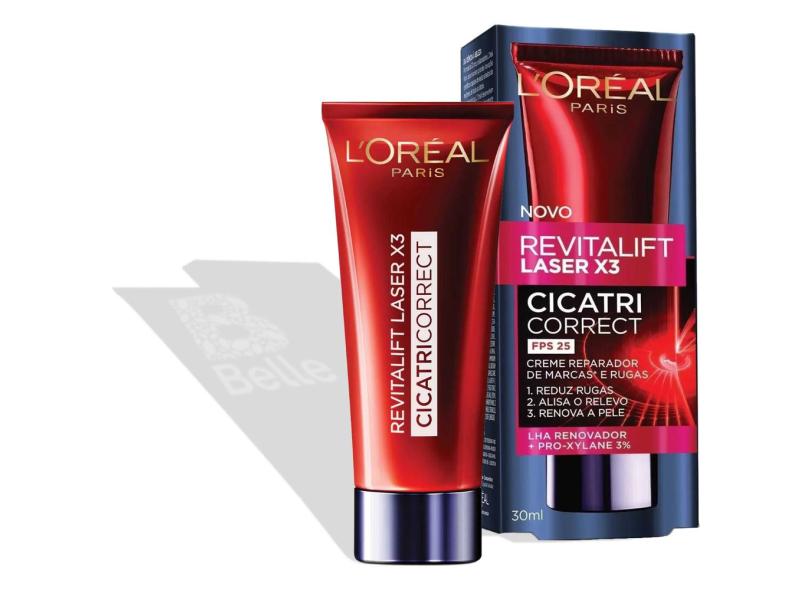 Creme Anti-Idade Revitalift Laser X3 Cicatri Correct - 30 ml - L'oréal ...