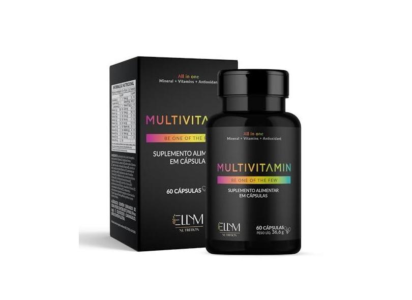 Multivitaminico Completo 60 Capsulas ELLYM NUTRITION Complexo ...