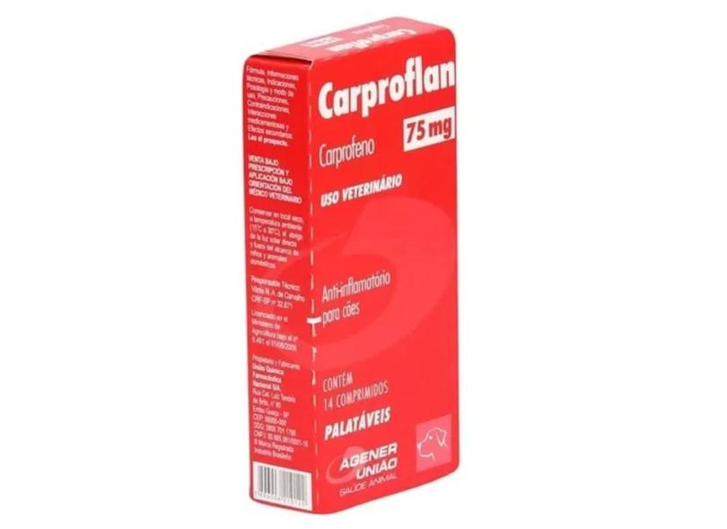 Kit 6 Carproflan Agener 75mg c/ 14 Comprimidos com o Melhor Preço é no Zoom
