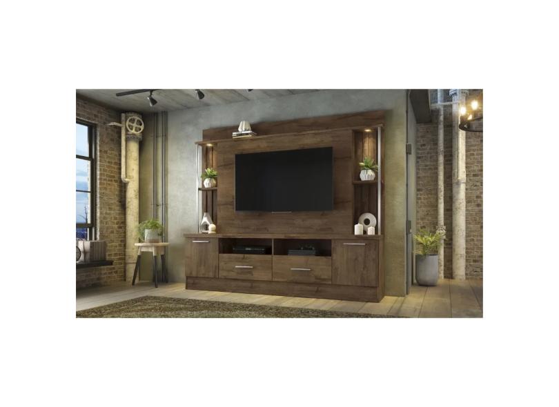 Painel Home para TV até 65 Polegadas 2 Gavetas 2 Portas Afeto JCM com o ...