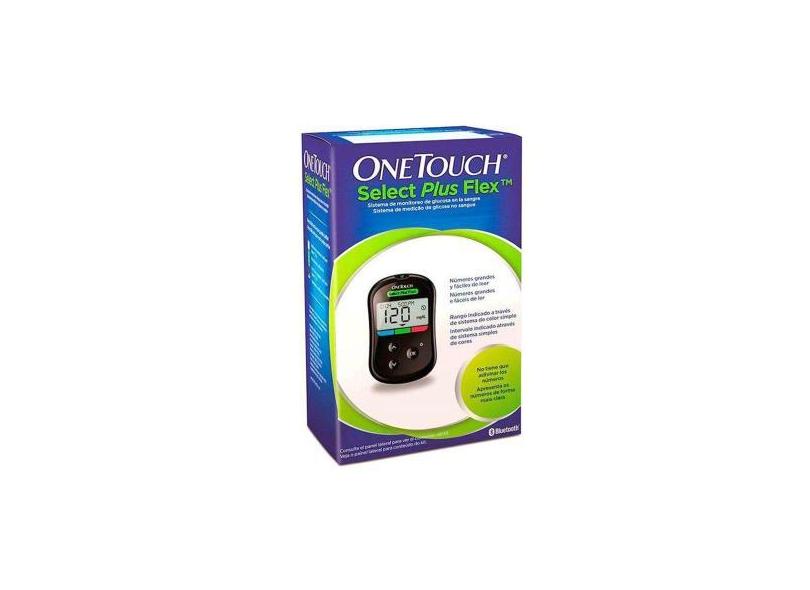 Monitor De Glicemia Onetouch Select Plus Flex - Atrial Saude/On com o ...