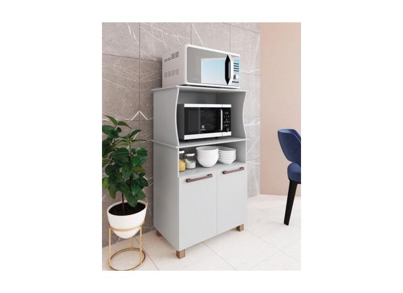 Balcão De Cozinha Para Microondas 2 Portas Lucca - Darmovel com o ...