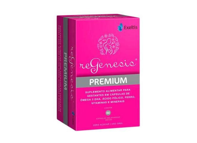 Regenesis Premium Com 60 Cápsulas - Exeltis com o Melhor Preço é no Zoom