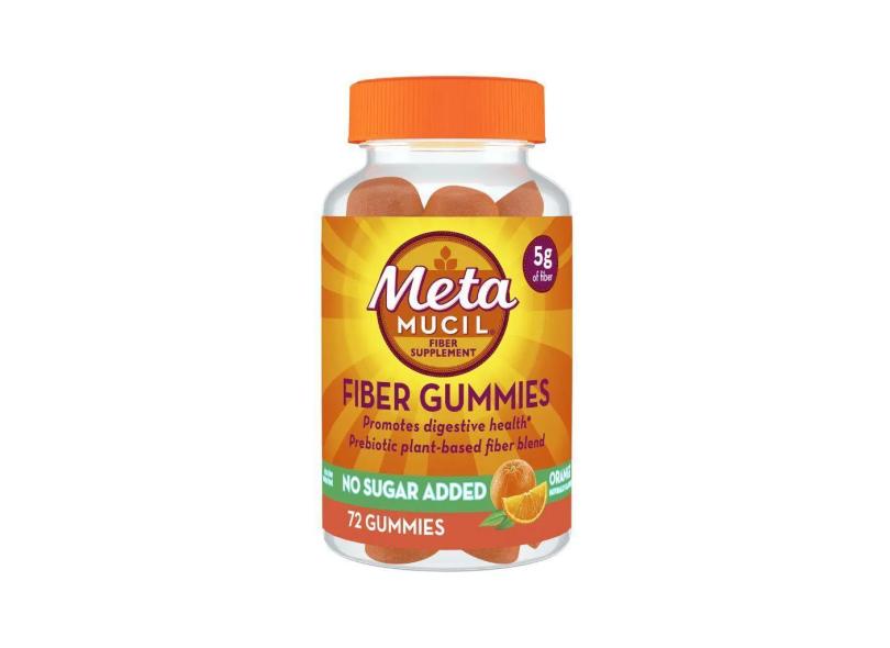 Meta Mucil Daily Fiber Vitamina 72 Gummies Sabor: Laranja com o Melhor ...