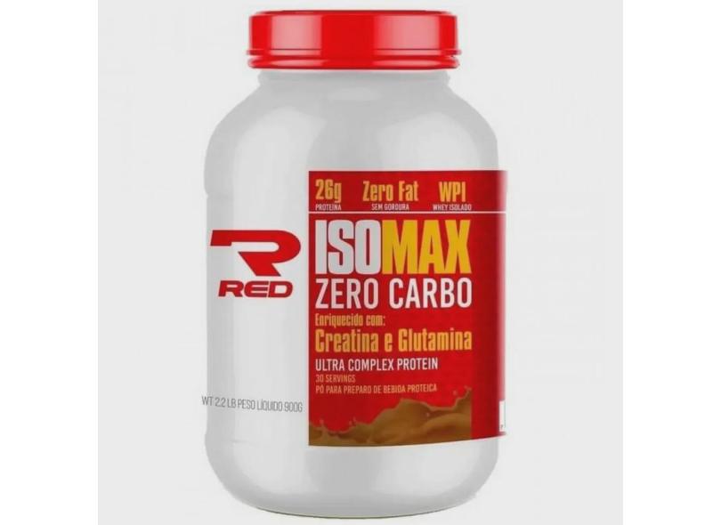 Isomax Whey Isolado Zero Carbo (900g) - Sabor: Morango - Red Series com ...