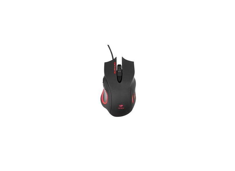Mouse C3tech Gamer Buzzard Mg110bk com o Melhor Preço é no Zoom
