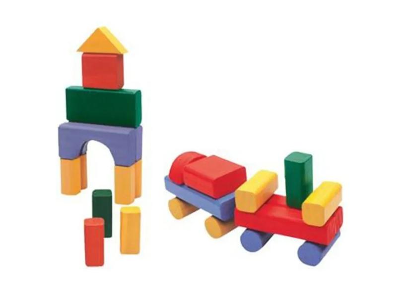 Multi Blocks Colorido 50 Peças de Madeira - Xalingo 5282.1 com o Melhor ...