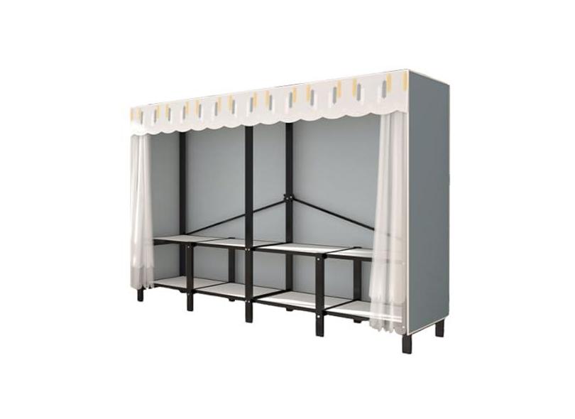 Guarda-roupa Armário de guarda-roupa simples dobrável prateleiras de ...