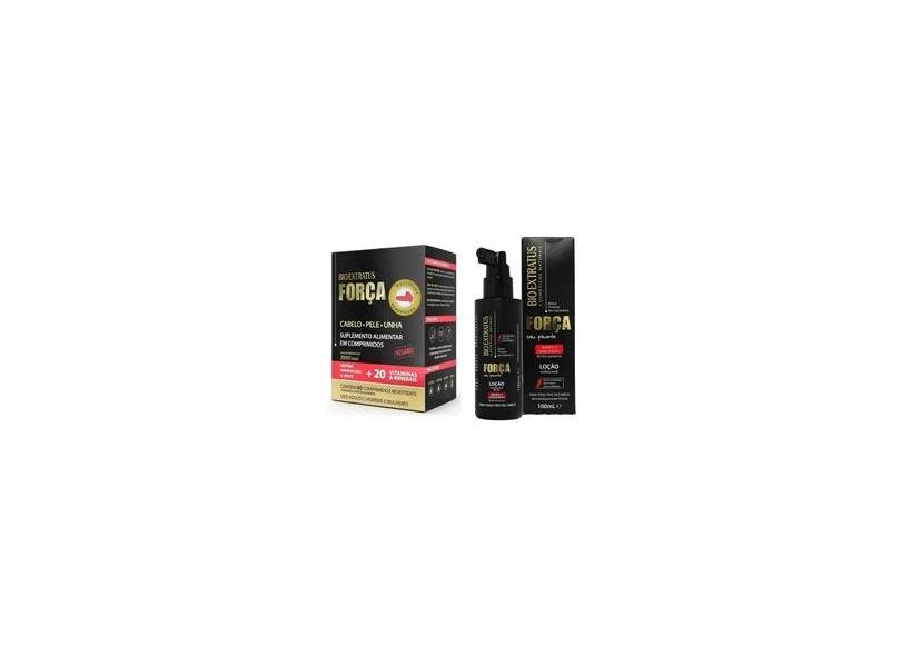 Kit Força Com Pimenta Suplemento + Loção Crescimento Acelerado Bio ...