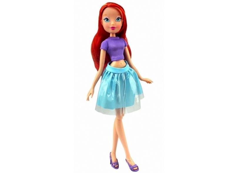 Boneca Colecionável Articulada Menina Ruiva Bloom - Winx Club - Escola ...