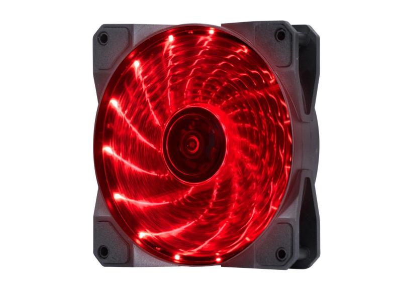 Fan/Cooler Vx Gaming V.Lumi 15 Pontos De Led 120X120 Vermel com o ...