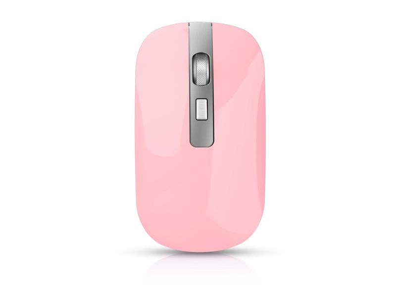 Trabalho Pink Pink M30 recarregável Mouse sem fio de 2,4 GHz Mice ...