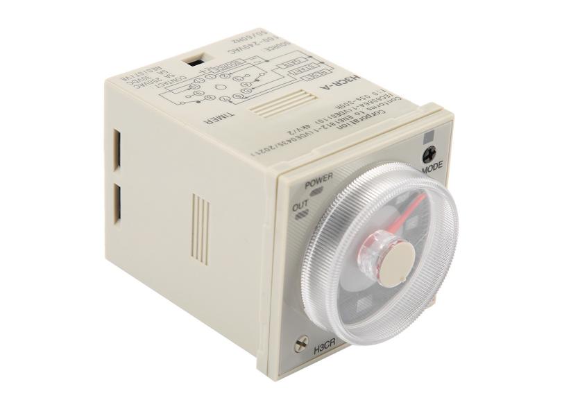 Relé temporizador de retardo de tempo, H3CR-A 0.5S-300H Relé de tempo ...