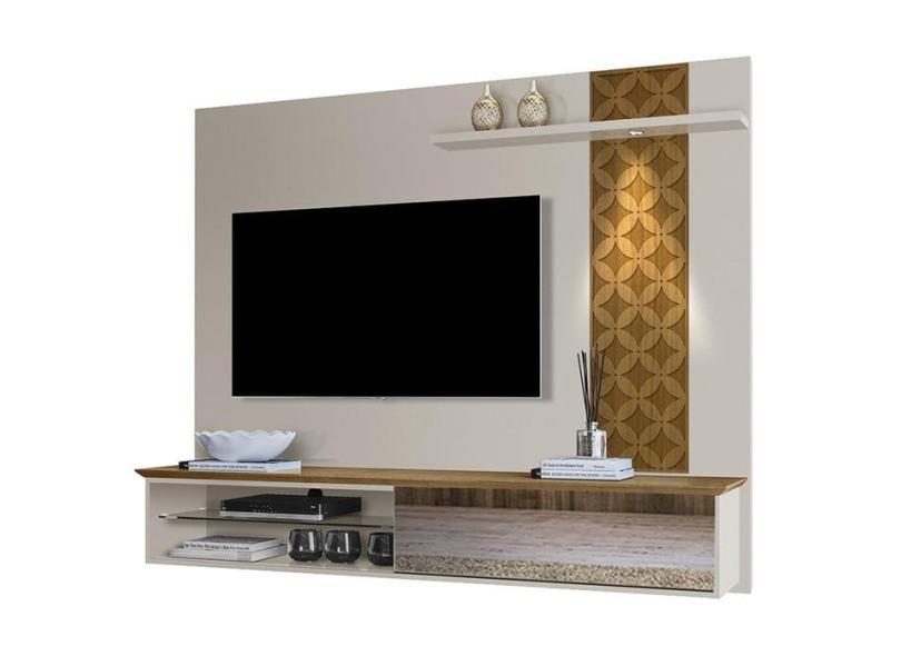 Painel Bancada Para TV 58 Polegadas Versalio Carvalho Off White LPA ...