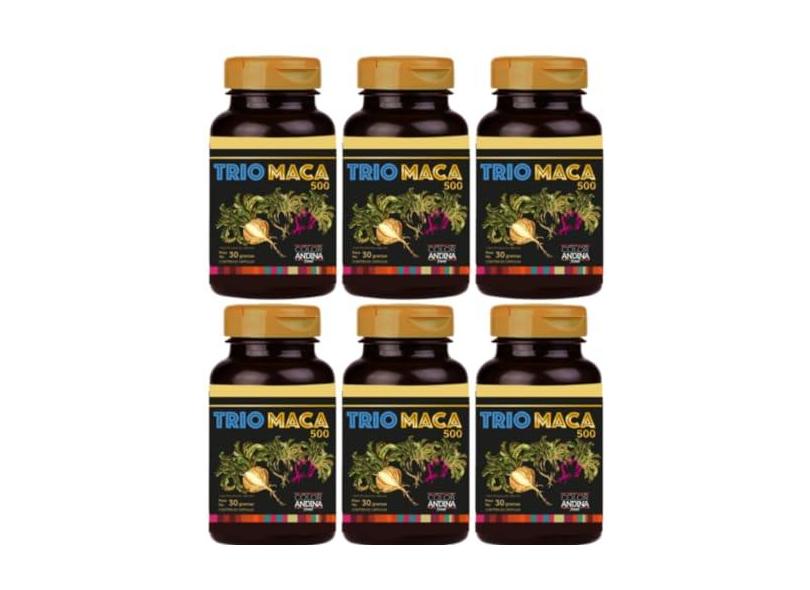 Maca Peruana Trio em capsulas 100% pura | 360 CAPS | direto dos Andes ...