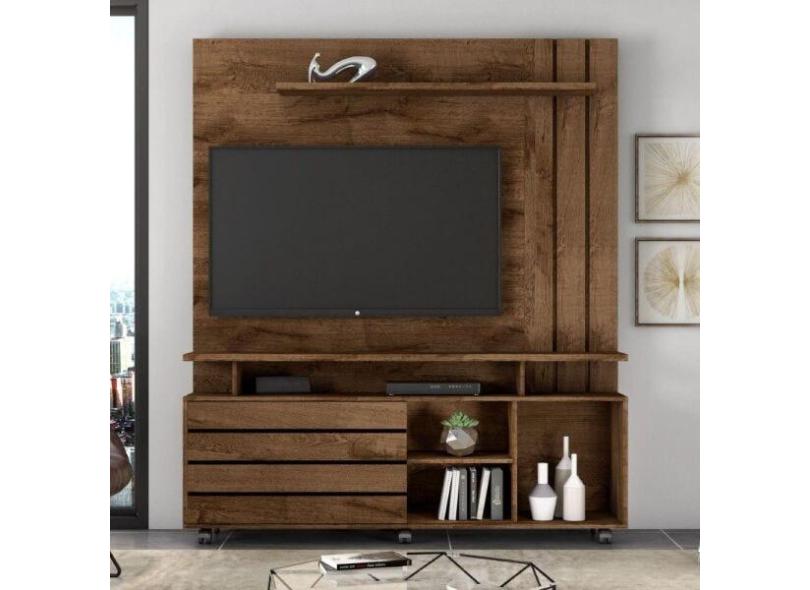 Home Serrano TV até 65 Polegadas JCM Movelaria Porta Flex Cacau com o ...