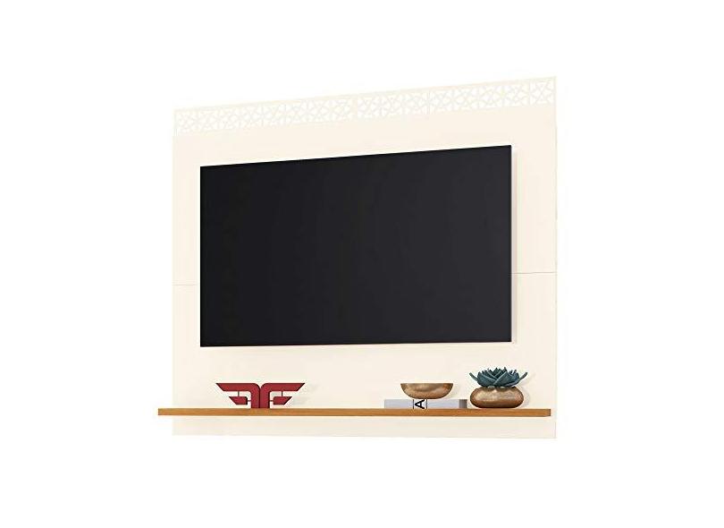 Painel para TV até 55 Polegadas 136cm Sala de Estar City New Off White ...