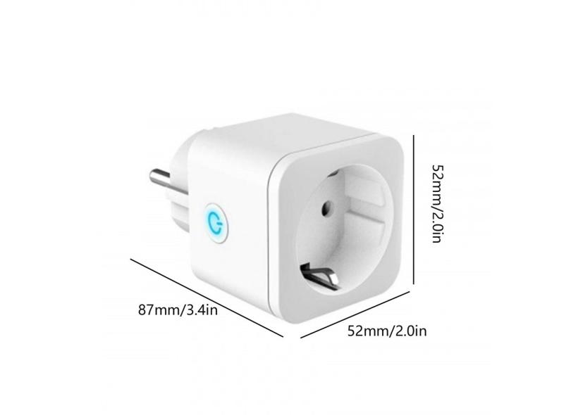 Wifi Smart Mini Plug Socket de controle remoto Works App Control ...