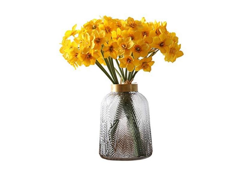 JUSTDOLIFE flor artificial, 1 conjunto de flores artificiais realistas ...