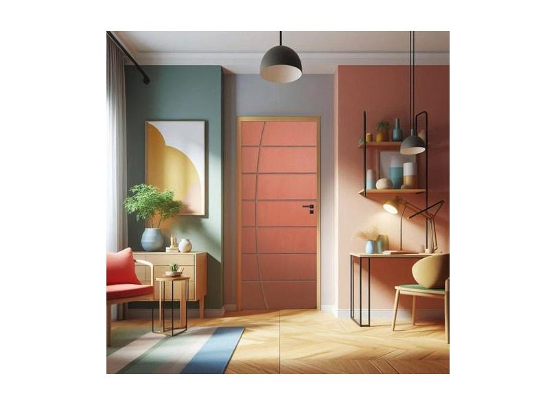 Porta de Madeira Bondoor 210x90cm Friso 14 Ipê - JB Portas em Promoção ...