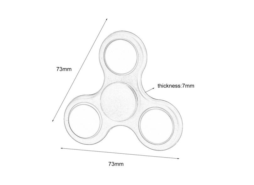 Dedo LED Mão Spinner para o autismo e tdah Relief Foco Brinquedos ...