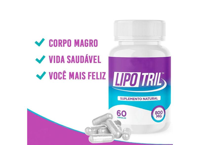 2 Potes Lipotril 120 Capsulas Original - Com Nota Fiscal em Promoção é ...