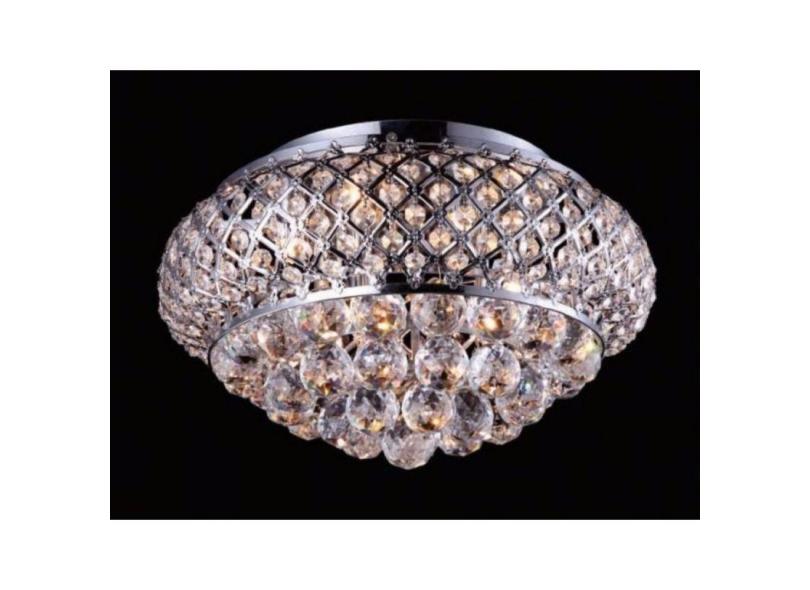 Luminária Teto Bivolt Plafon Monterey Cristal Transparente com o Melhor ...