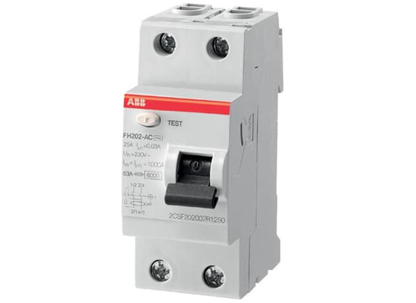 Disjuntor Dr Abb Fh202 Ac-25/0,03 Bipolar 25A/30Ma com o Melhor Preço é ...