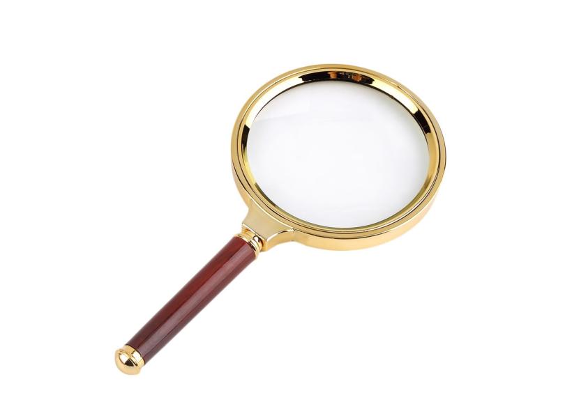 Lupa De Lupa Clássica De 90 Mm Portátil De 10x Com Lupa Para Leitura Em Promoção é No Buscapé