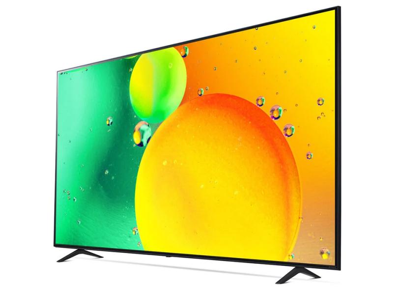 Smart TV Nano Cristal 75" LG ThinQ AI 4K HDR 75NANO75SQA com o Melhor ...