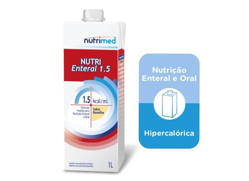Nutri Enteral Baunilha Tetra Pak Caixinha 1,5KCAL/mL 1L com o Melhor ...