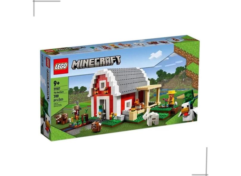 Lego 21187 Minecraft O Celeiro Vermelho com o Melhor Preço é no Zoom