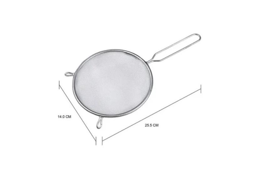 Peneira em Aço Inox 14cm Mimo Style com o Melhor Preço é no Zoom