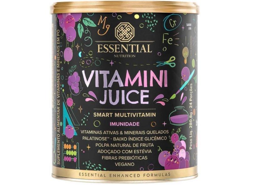 Vitamini Juice 280g - Sem Açúcar - Multivitamínico Vegano - Essential ...