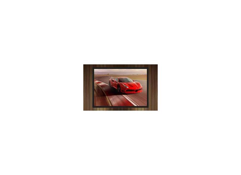Quadro Decorativo Carros Ferrari Com Moldura T04 em Promoção é no Buscapé