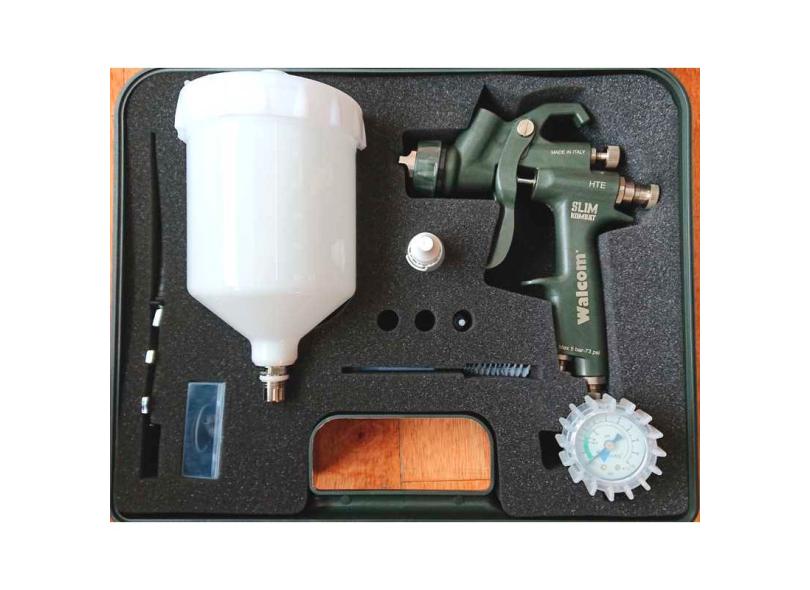 Pistola de pintura Walcom Slim Kombat hvlp Bico 1.5 mm feita em Kevlar ...