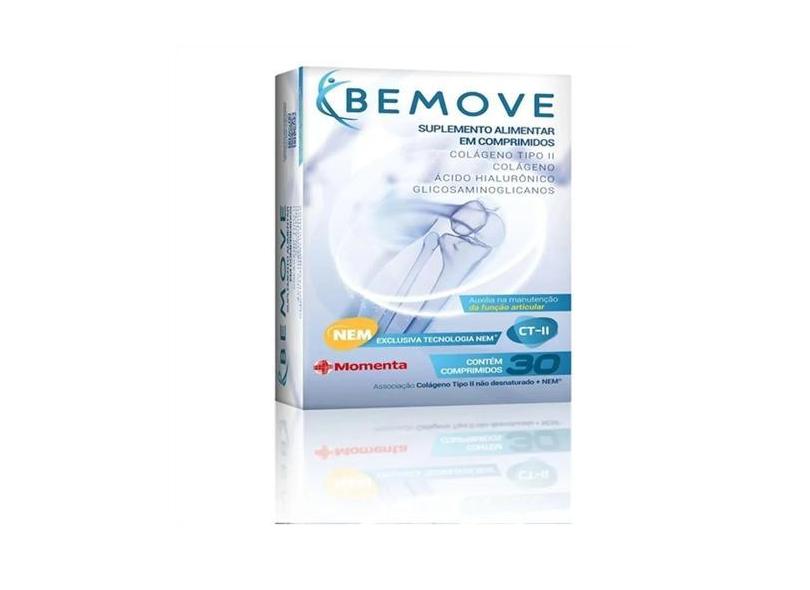 Bemove Colágeno Tipo 2 + Acido Hialurônico 30 Comprimidos - Momenta em ...