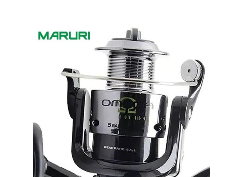 Molinete Omega 5000 5 Rolamentos Maruri Fricção Dianteira Relação de ...