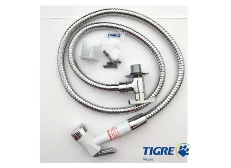 Ducha Higiênica Executiva Tigre Metais Gyro Gy 2195 Cr 1,20m com o ...
