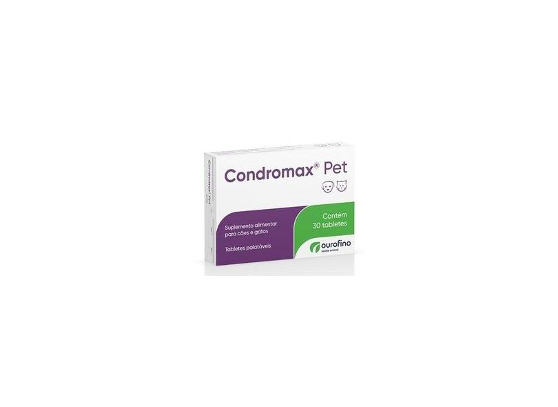 Condromax Suplemento alimentar para cães e gatos 30 tabletes com o ...