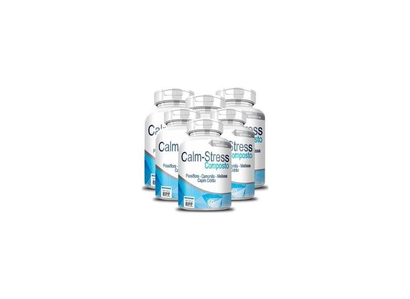 Kit 6 Calm-Stress Composto 500Mg 60 Cápsulas em Promoção é no Buscapé