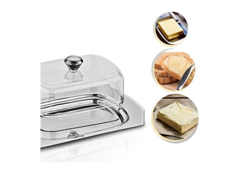 Mantegueira Inox Com Tampa Linha Classic Pote Manteiga em Promoção é no ...