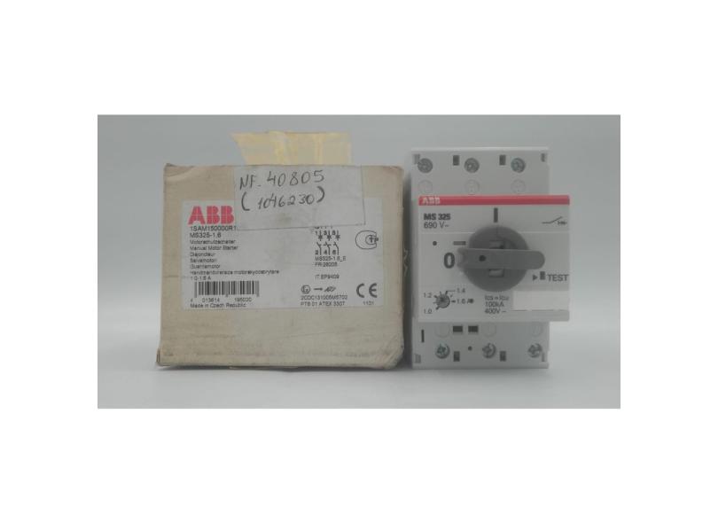 Disjuntor Motor Termomagnético Abb Ms 325-1.6 690V 100KA com o Melhor ...