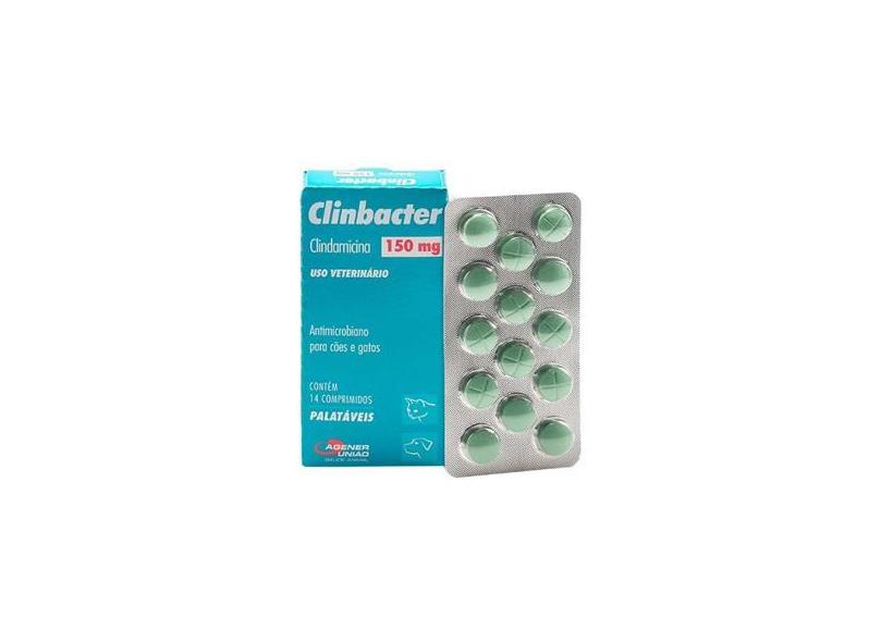 Clinbacter 150mg - Atimicrobiano à base de Clindamicina para Cães e ...