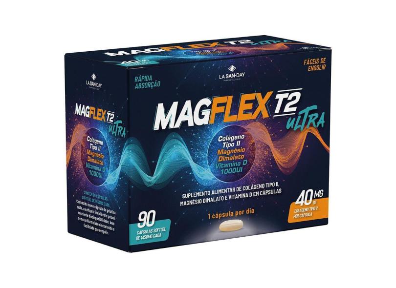 Magflex T2 Ultra Colágeno Tipo 2 90 Cáps - La San-Day com o Melhor ...