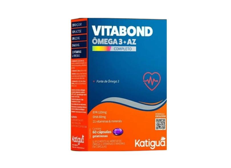 VITABOND ÔMEGA 3 + AZ 600MG 60 CáPS - KATIGUá Katigua com o Melhor ...