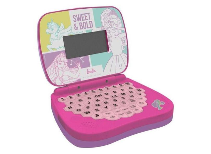 Mini Laptop Infantil Barbie Bilíngue - Candide com o Melhor Preço é no Zoom
